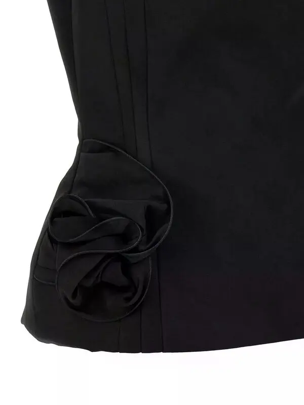 Magda Butrym Floral-ruffle Sleeveless Top