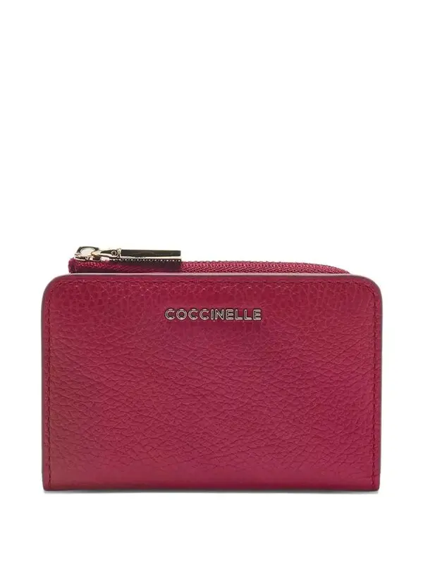 COCCINELLE Zip Card Wallet - Red