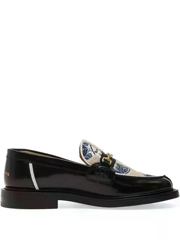 Filling Pieces Patterned Loafers