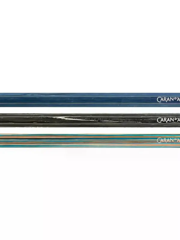 CARAN D'ACHE Patterned Pencils - Blue