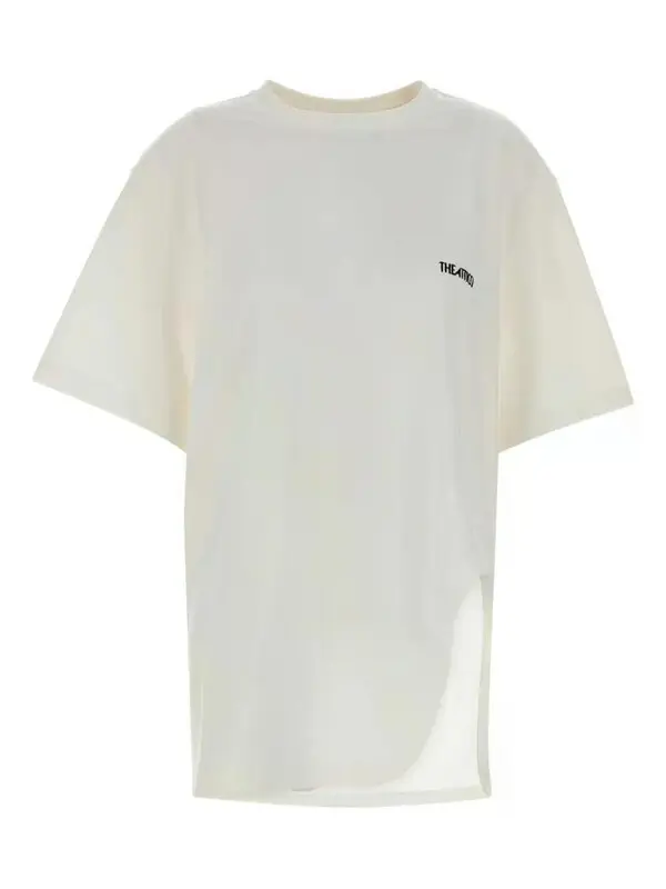 Attico Slit Crew-neck T-shirt