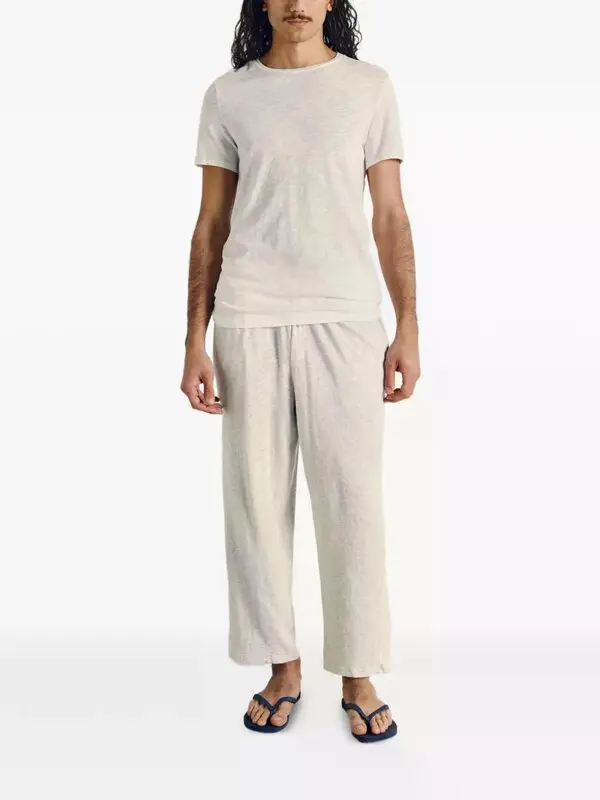 American Vintage Round-neck Short-sleeve T-shirt - White