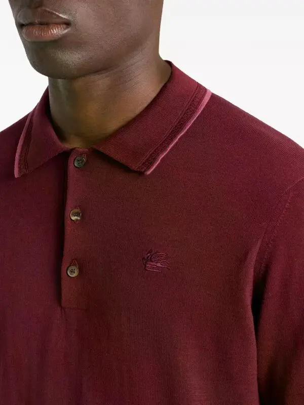 Etro Pegaso-embroidery Polo Shirt