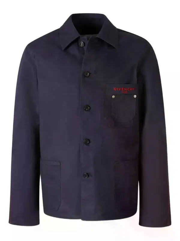 Givenchy Couture Seam Button-up Overshirt