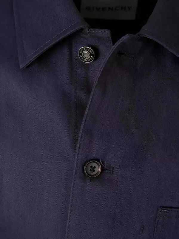 Givenchy Couture Seam Button-up Overshirt