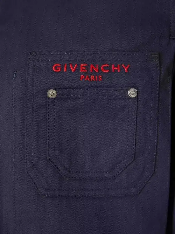 Givenchy Couture Seam Button-up Overshirt