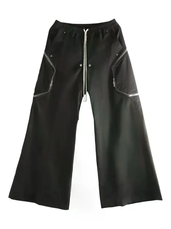Rick Owens Blixa Belas Zip-pocket Trousers - Black