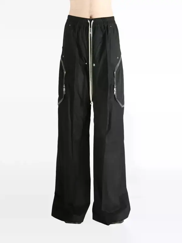 Rick Owens Blixa Belas Zip-pocket Trousers - Black