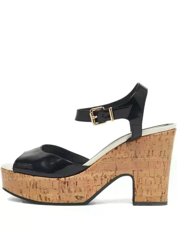 Fendi Leather Platform Sandals