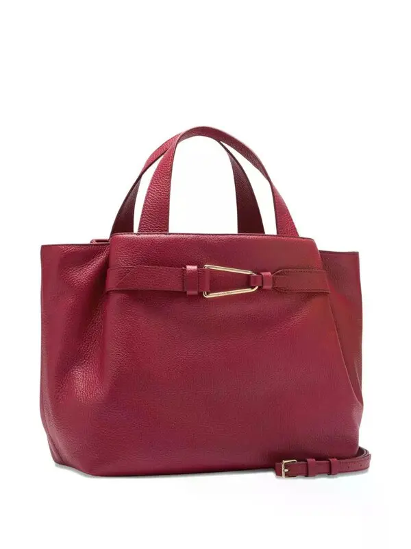COCCINELLE Malory Grained Leather Tote Bag