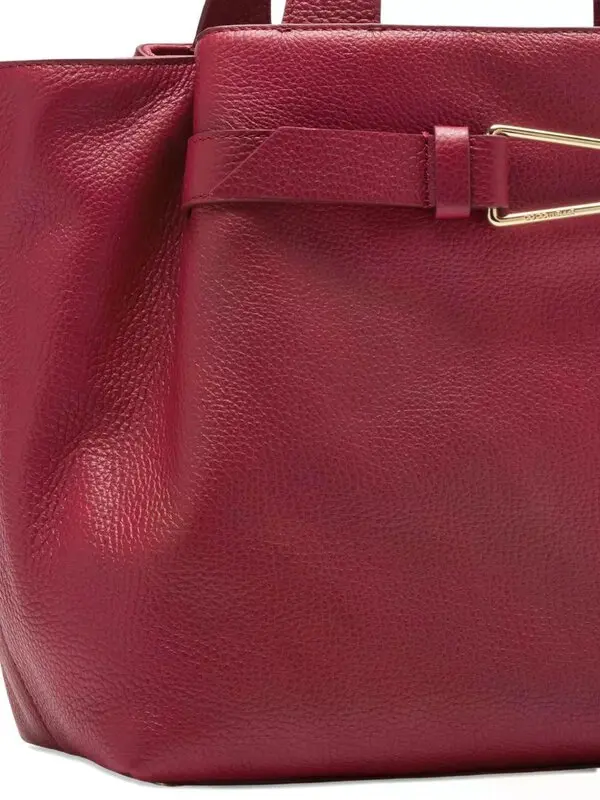 COCCINELLE Malory Grained Leather Tote Bag