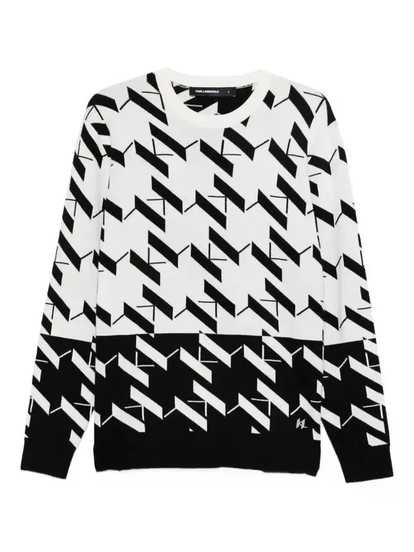 Karl Lagerfeld Patterned Sweater