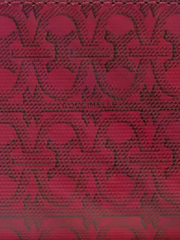 COCCINELLE Monogram-pattern Wallet - Red