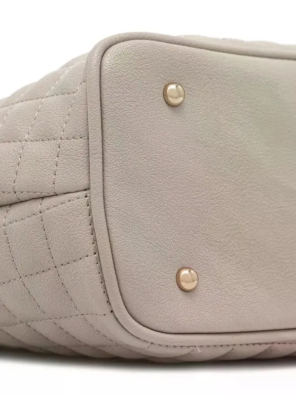 Guess Nadira Quilted Shoulder Bag - Neutrals