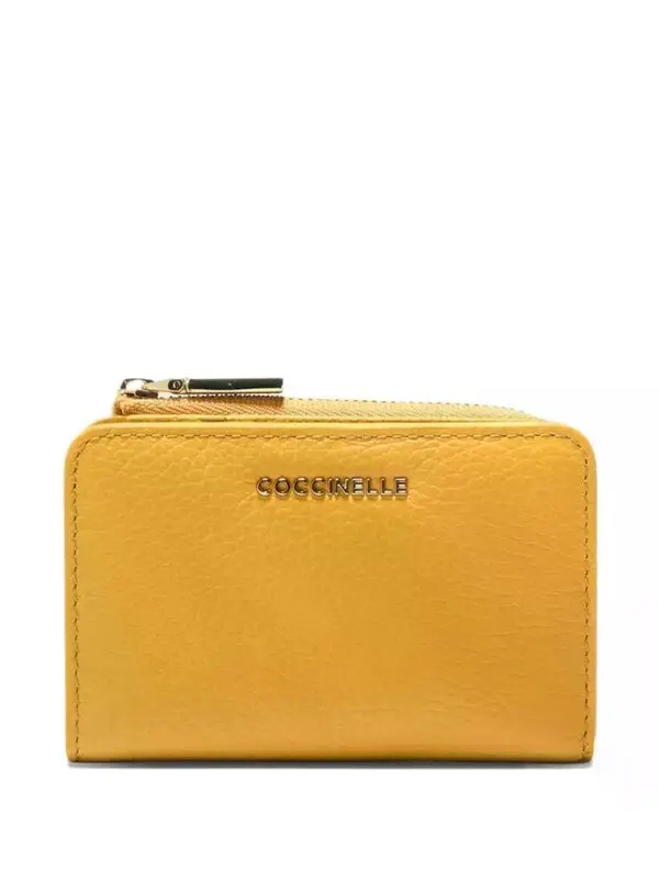 COCCINELLE Leather Cardholder - Yellow