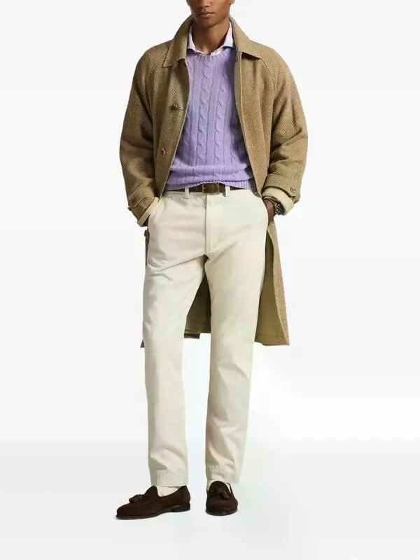 Polo Ralph Lauren Salinger Buttoned Chino Trousers - Neutrals