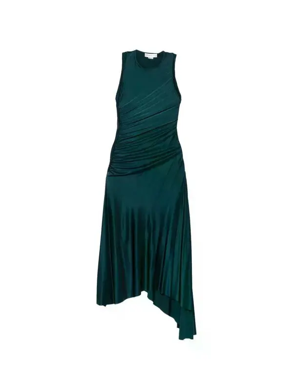Victoria Beckham Asymmetric-hem Midi Dress