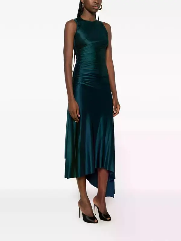 Victoria Beckham Asymmetric-hem Midi Dress