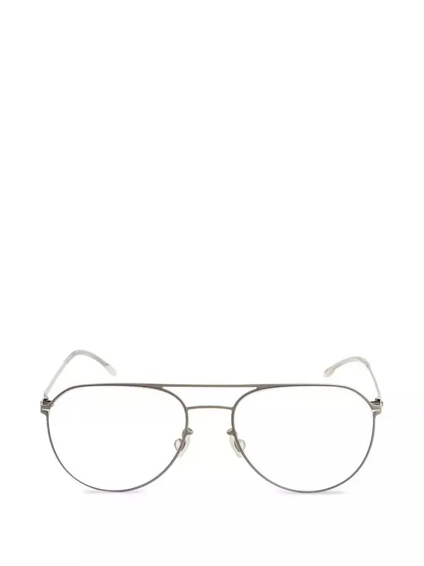 Mykita Tosca Browline Glasses - Silver
