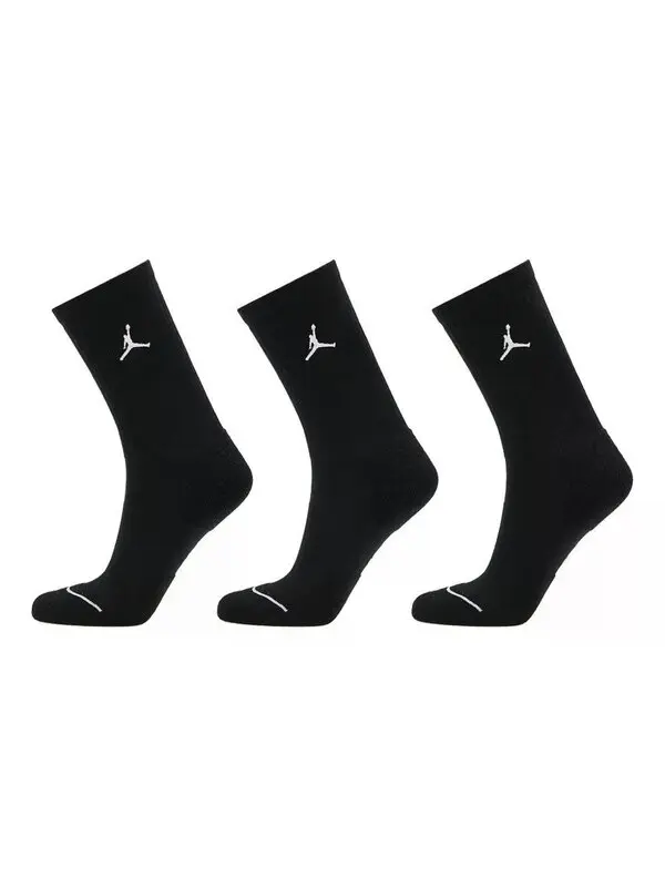 JORDAN Logo Crew Socks - Black