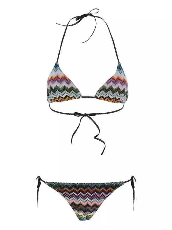 Missoni Two Piece Bikini Set - Neutrals