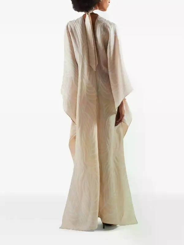 TALLER MARMO Tie-neck Maxi Dress