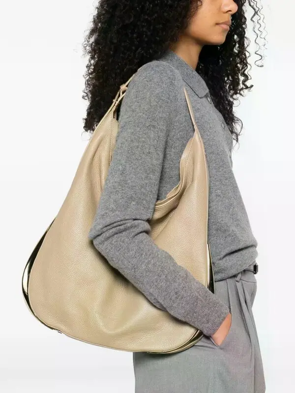 Benedetta Bruzziches Grained Shoulder Bag