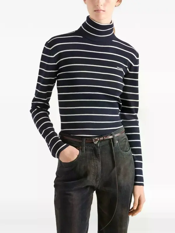 Prada Striped Wool Sweater