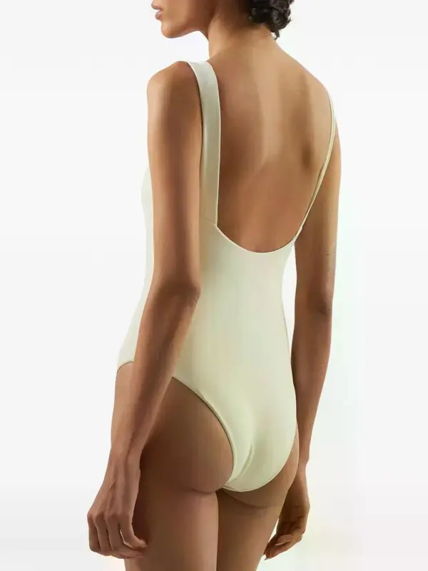 TALLER MARMO Yacare One-shoulder Swimsuit