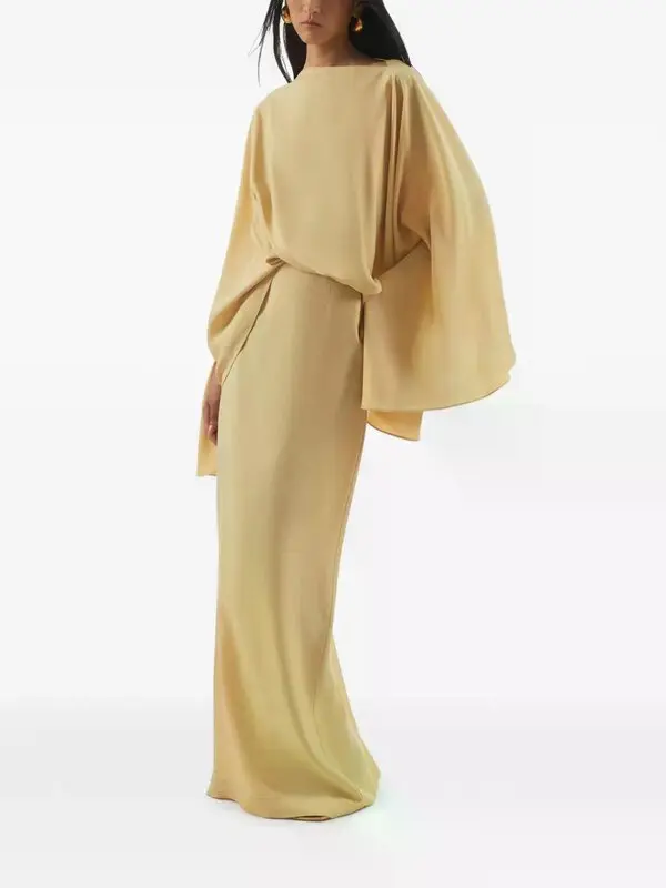 TALLER MARMO Eolia Maxi Dress - Neutrals