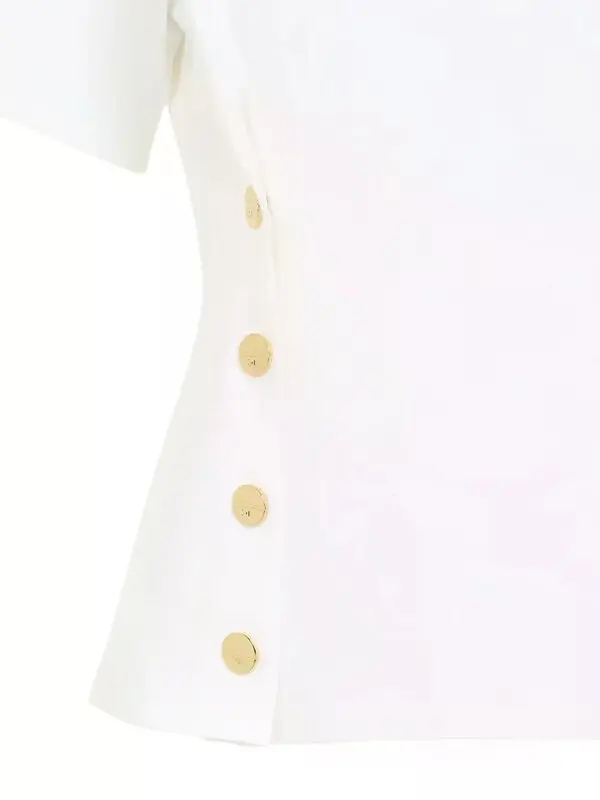 Elisabetta Franchi Button-detail Top