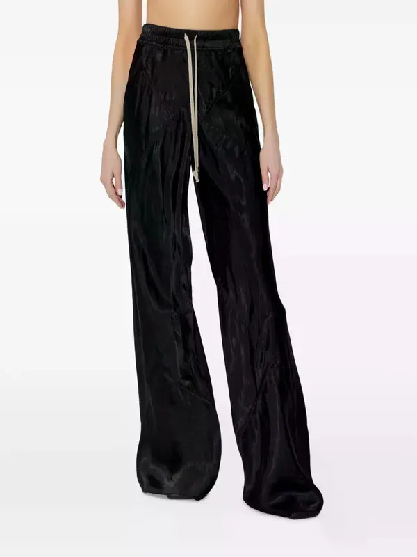 Rick Owens Drawstring Wide-leg Trousers - Black