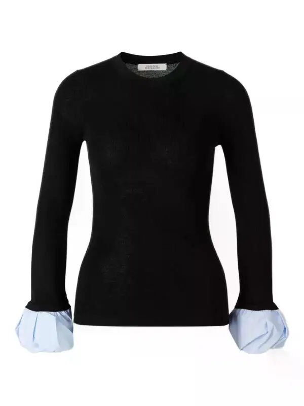 Dorothee Schumacher Ruffled Cuff Knit Top