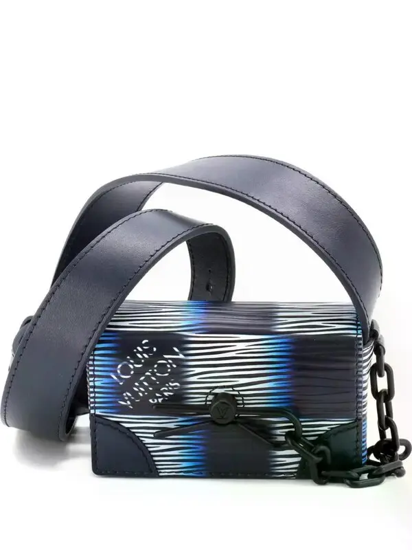 LOUIS VUITTON Micro Steamer Damier Rush Epi Xl Leather Crossbody Bag
