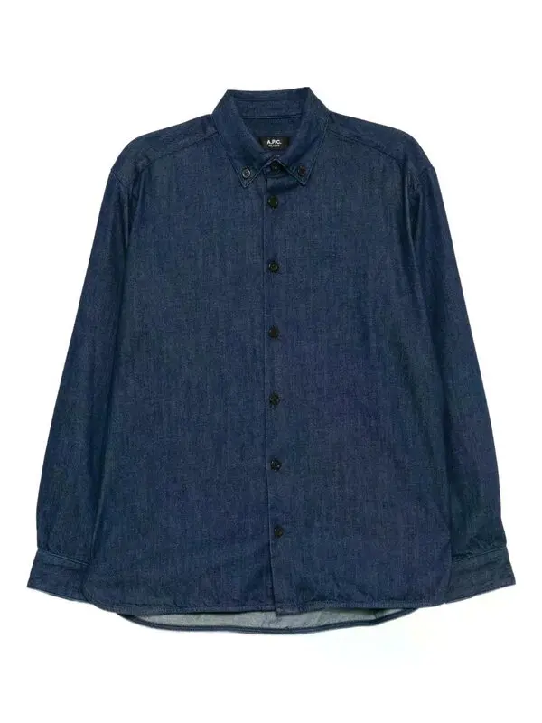 A.p.c. Denim Mathias Shirt - Blue