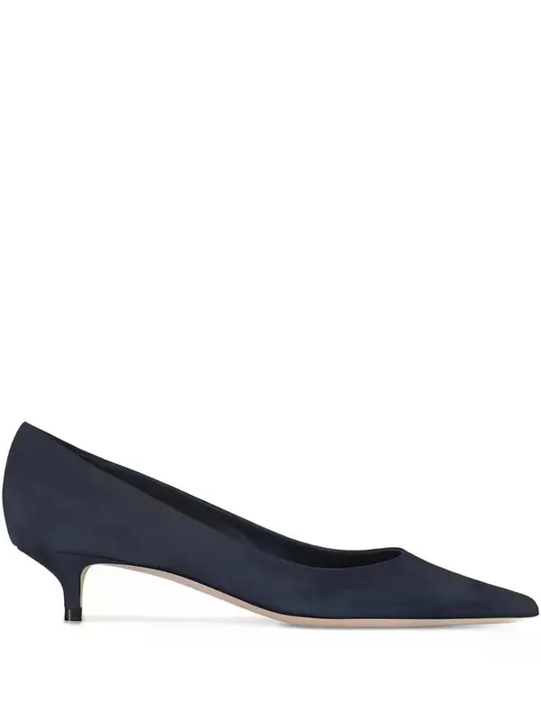 JIMMY CHOO Amelia Pointed-toe Suede Pumps