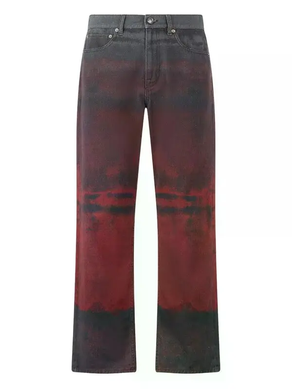 Roberto Cavalli Dyed-effect Mid-rise Jeans