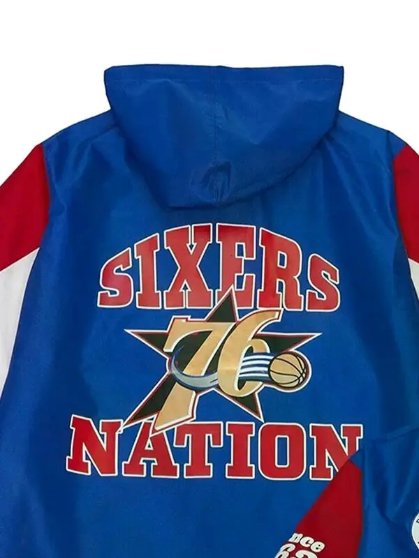 Mitchell & Ness Nba 76ers Sport Jacket