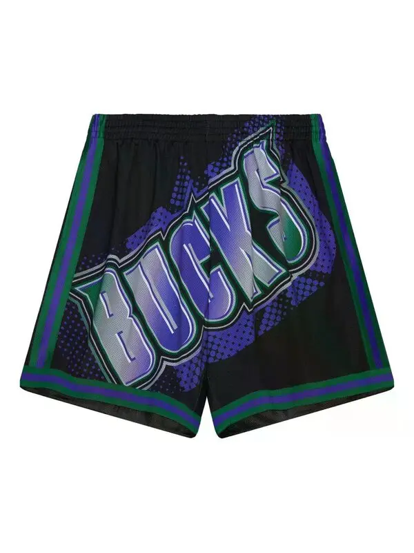 Mitchell & Ness Milwaukee Bucks Big Face Shorts