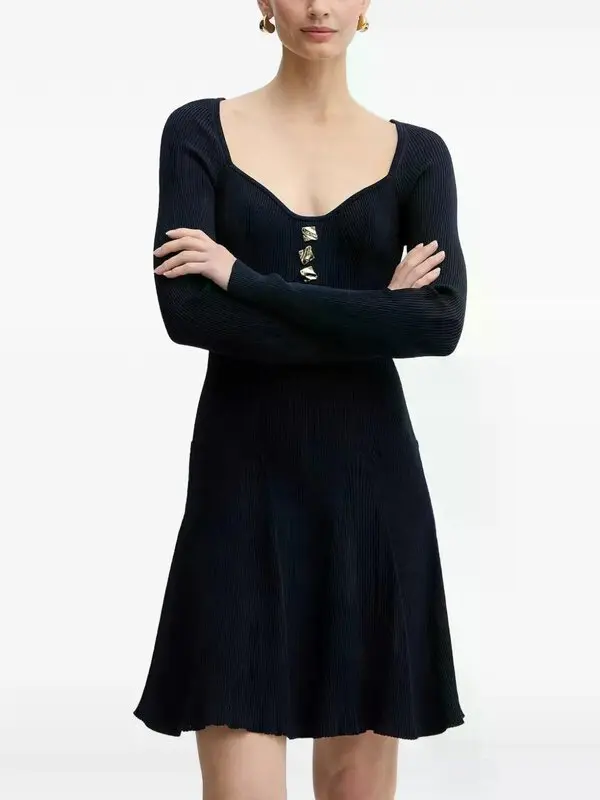 FRACOMINA Sweetheart-neck Mini Dress