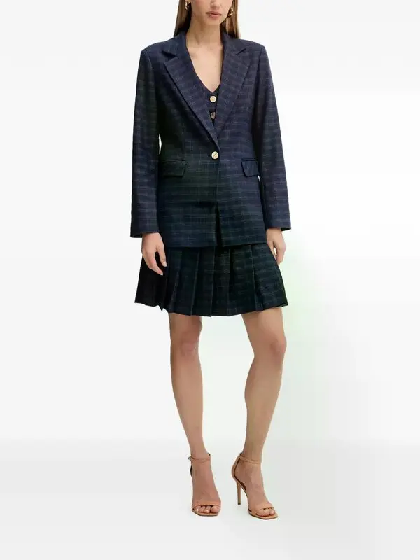 FRACOMINA Single-breasted Checked Blazer