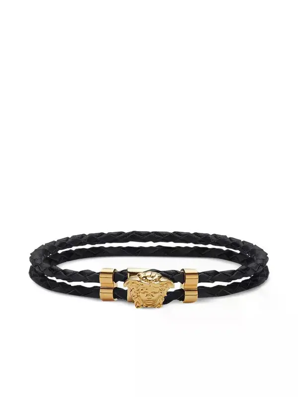 Versace Medusa Logo Bracelet - Black