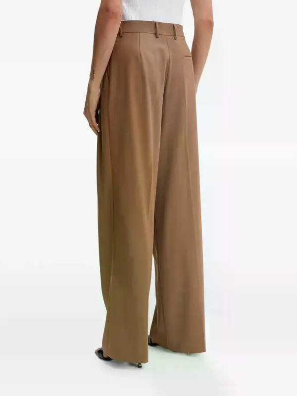 FRACOMINA Pleated Wide-leg Trousers