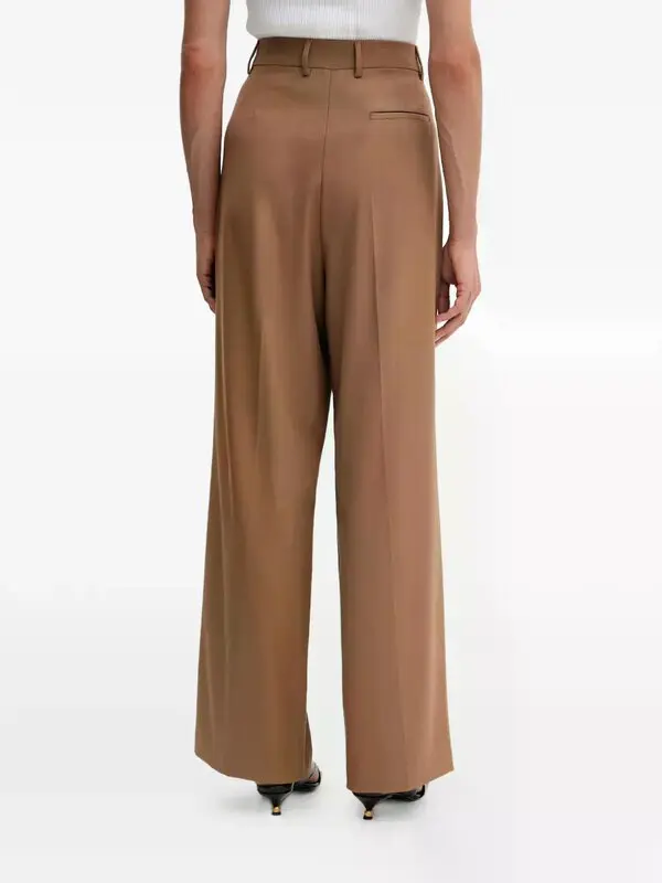 FRACOMINA Pleated Wide-leg Trousers