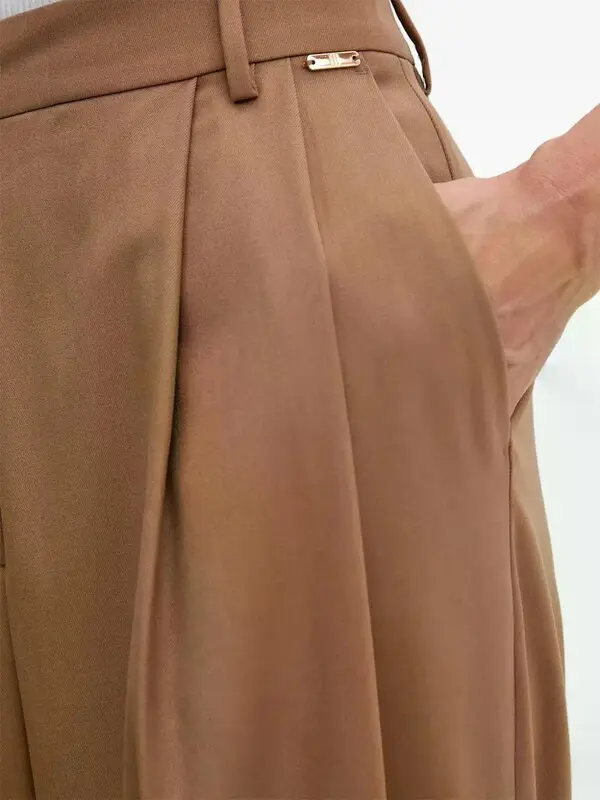 FRACOMINA Pleated Wide-leg Trousers