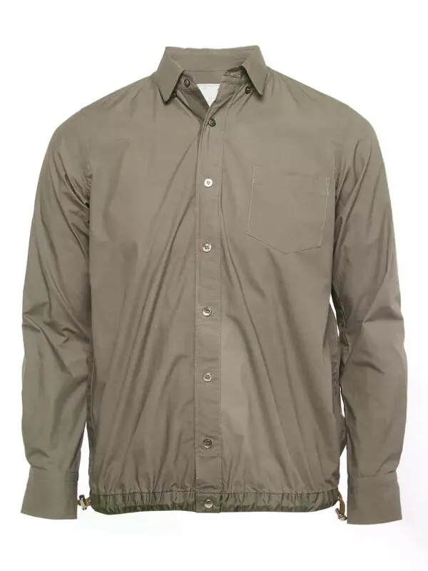Sacai Drawstring Hem Shirt Jacket