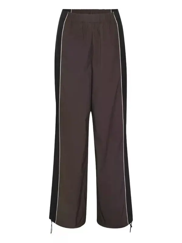 ROTATE BY BIRGER CHRISTENSEN Crispy Panelled Trousers - Brown