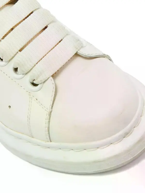 Alexander McQueen Oversized Sole Leather Trainers