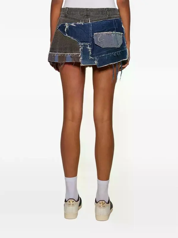 Natasha Zinko Patchwork Mini Skirt