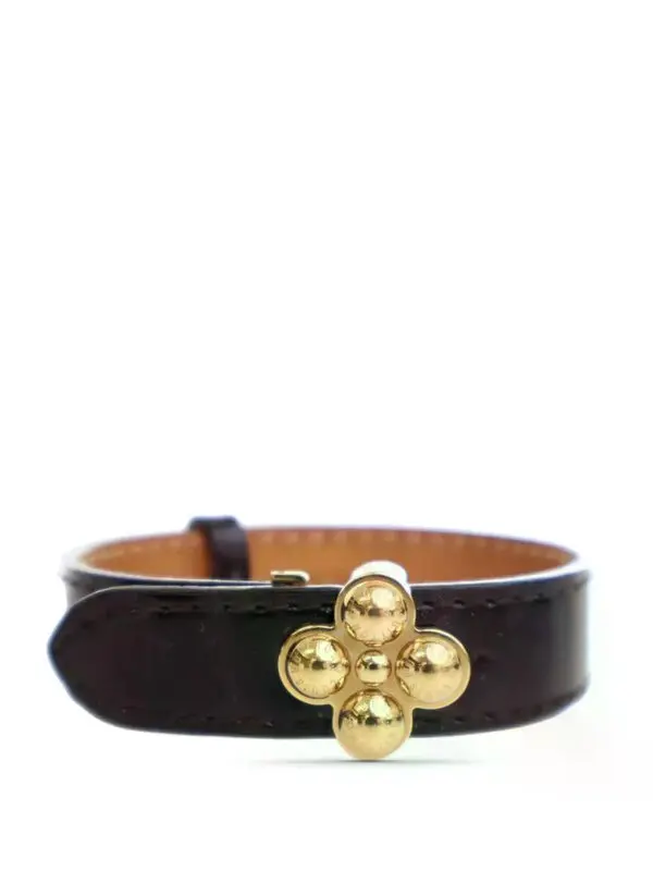 LOUIS VUITTON 2009 Monogram Vernis Bloom It Bracelet - Brown